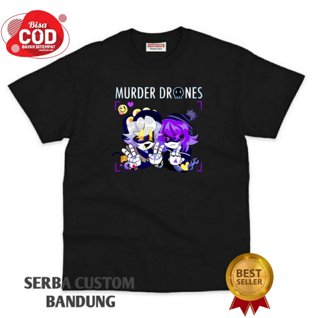 Jual Murder Drones Kaos anak murder drones bahan premium unisex ...