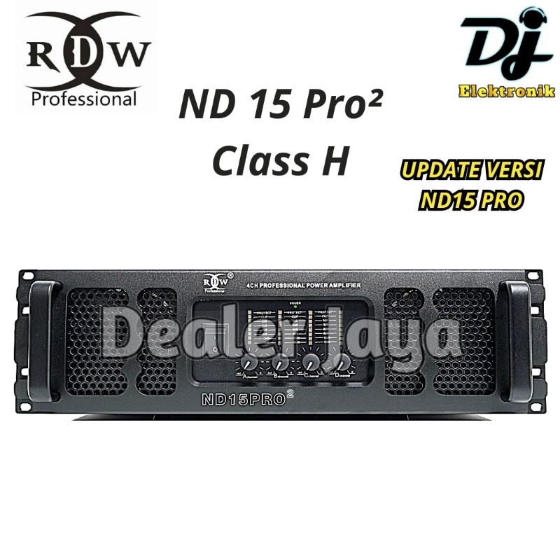 Jual Power Amplifier RDW ND 15 PRO / ND15 PRO / ND 15PRO² Gen 2 Class H ...