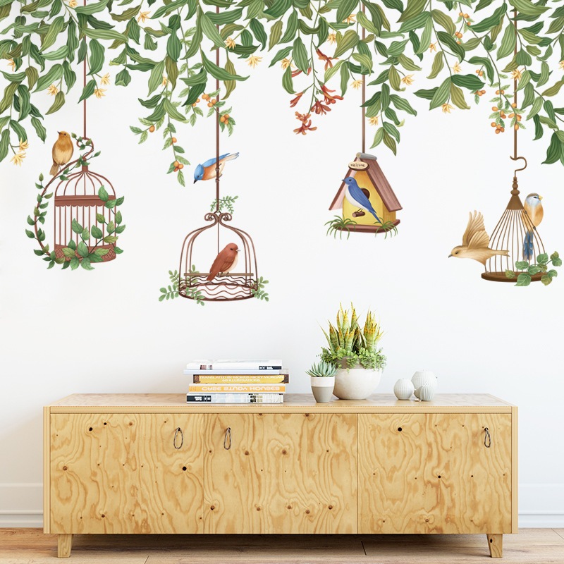 Jual Reliza Wall Sticker Pohon Hijau Green Tree Garden Pot Cactus ...