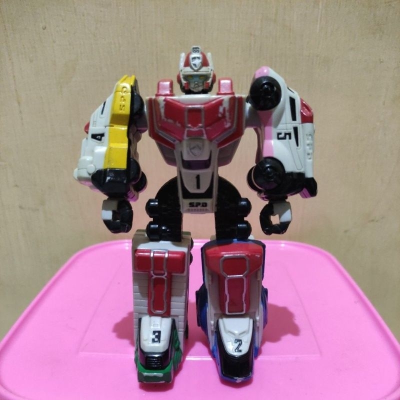 Jual RARE Power Rangers SPD - 5.25" Mini Megazord Action Figure ...