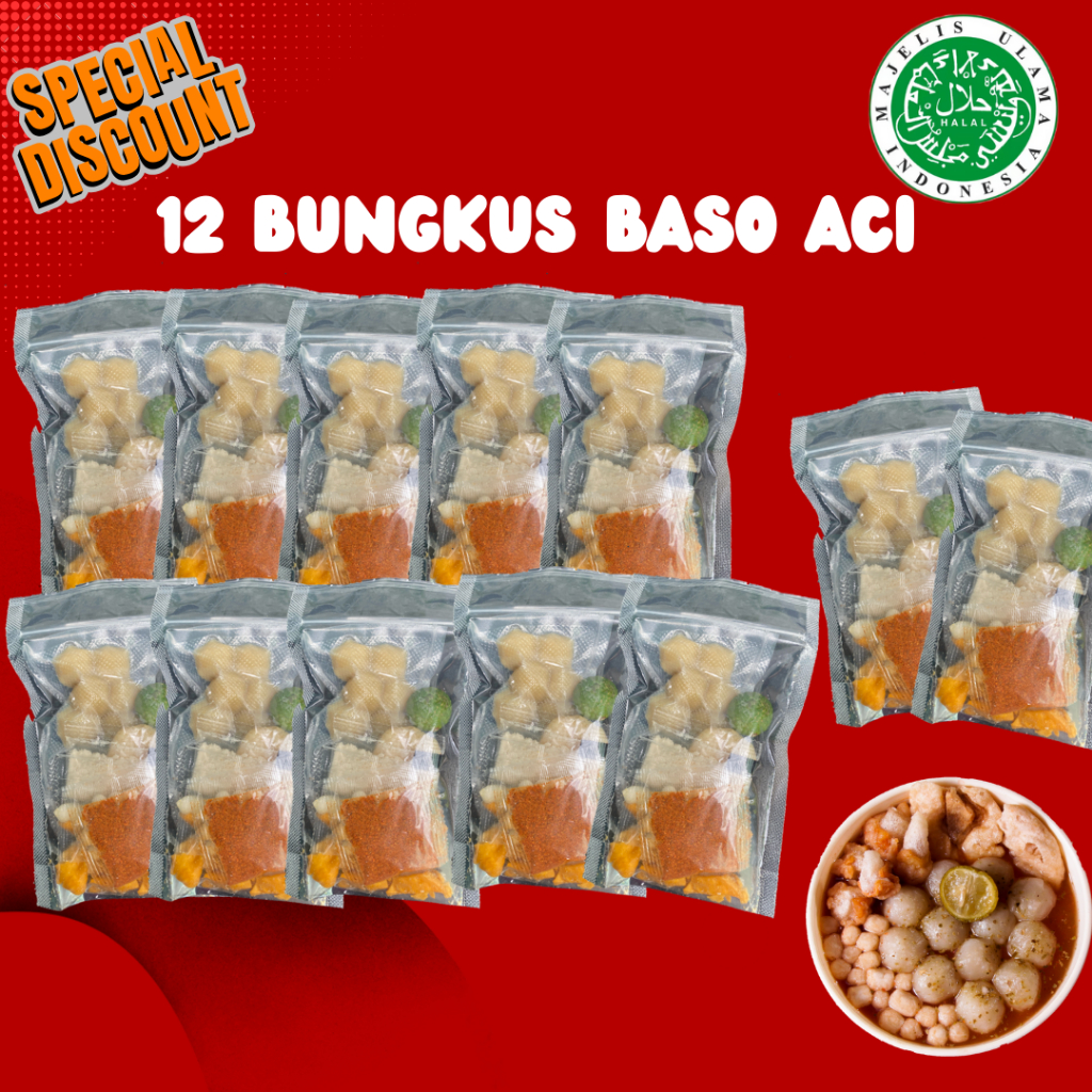 Jual 12 Bungkus Baso Aci Nikmat | Shopee Indonesia