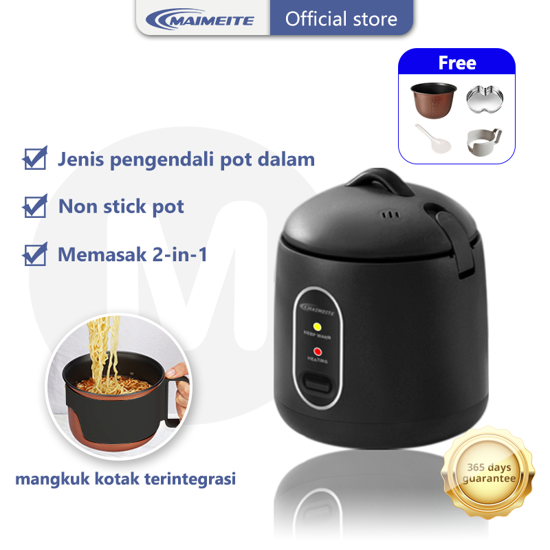 Jual MAIMEITE Rice Cooker Mini Multifungsi Panci anti lengket penanak ...