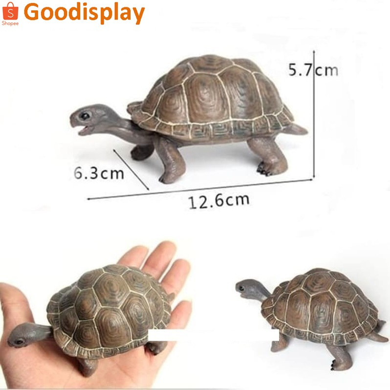 Jual aneka mainan pajangan replika miniatur hewan animal turtle ...