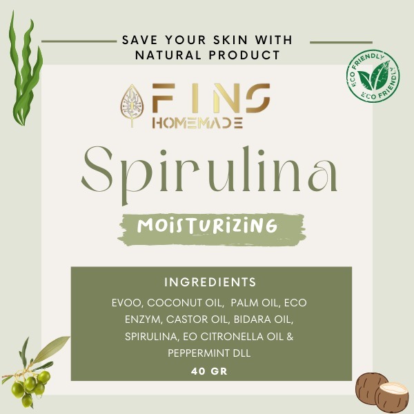 Jual Sabun Natural Fins Spirulina Eco Enzym | Fins Homemade Soap ...