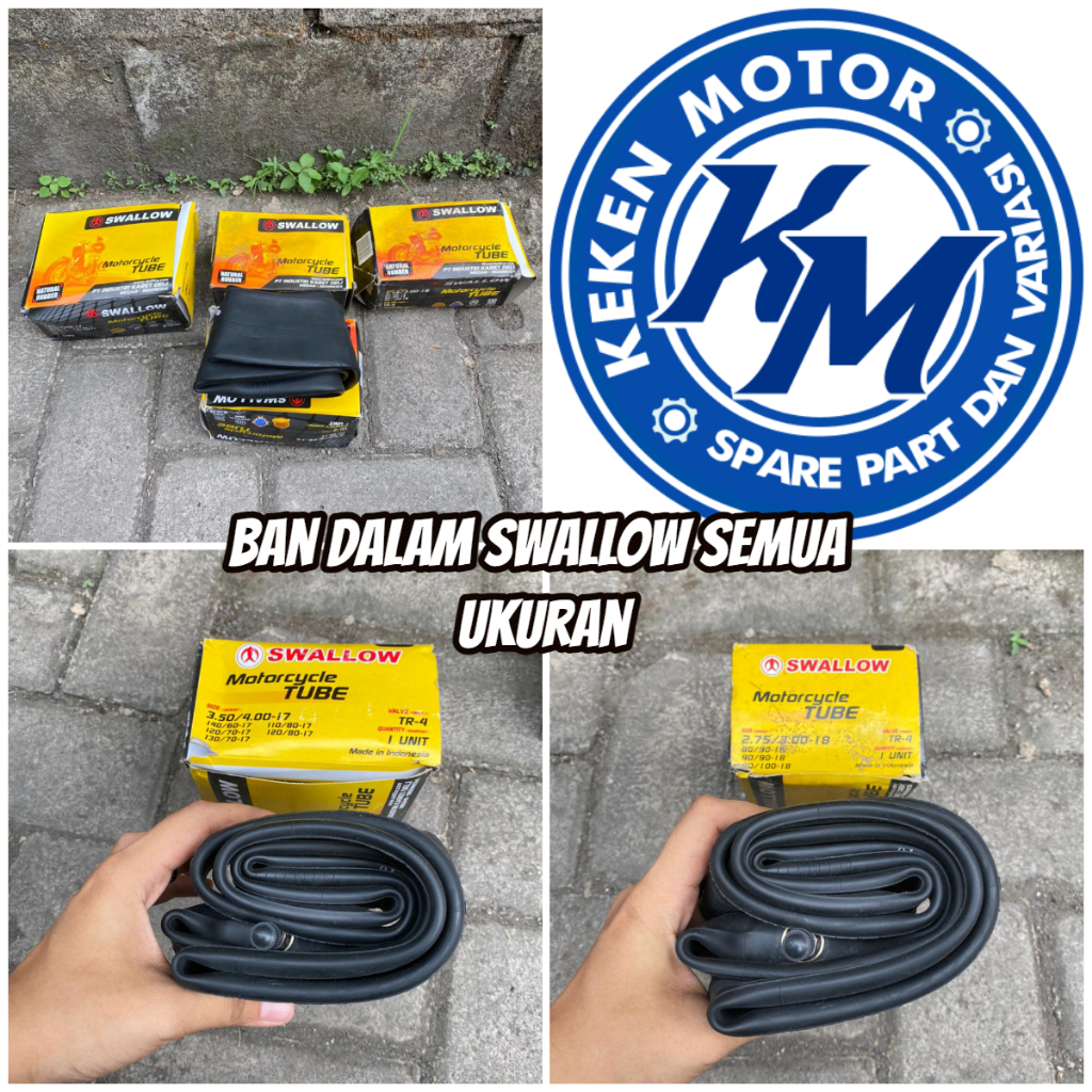 Jual BAN DALAM MOTOR SWALLOW SEMUA UKURAN// BAN DALAM MOTOR SWALLOW ...