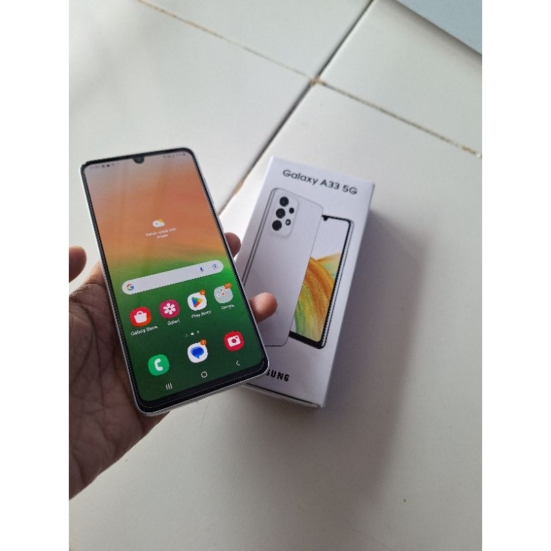 Jual samsung a33 5g lte versi rom 256gb dan 128gb hp second bekas ...