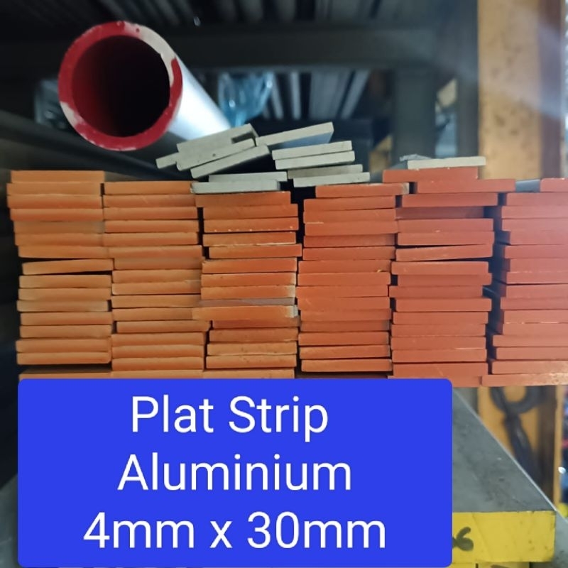 Jual Plat Strip Aluminium 4mm x 30mm x 1000 (6063) | Shopee Indonesia