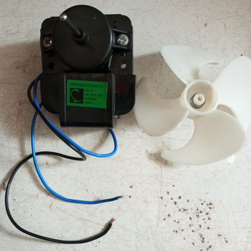 Jual motor fan kulkas Polytron 2 pintu ,fan motor kulkas Polytron F61 ...