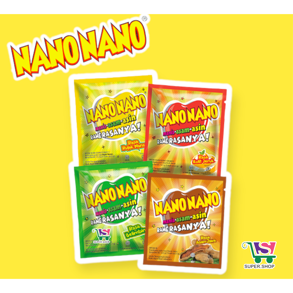 Jual Permen Nano Nano Asam Manis (isi 5 butir) Nanonano | Shopee Indonesia