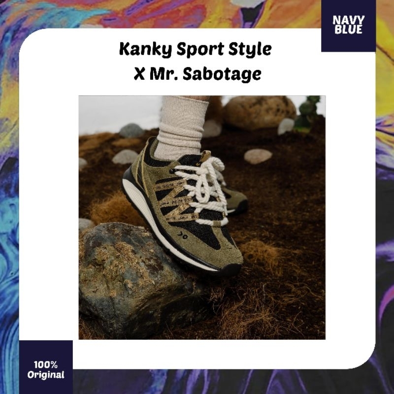 Jual [ORIGINAL] Sepatu Kanky SportStyle | Kitadake x Mr.Sabotage SBTG | Kitadake Merah Putih ...