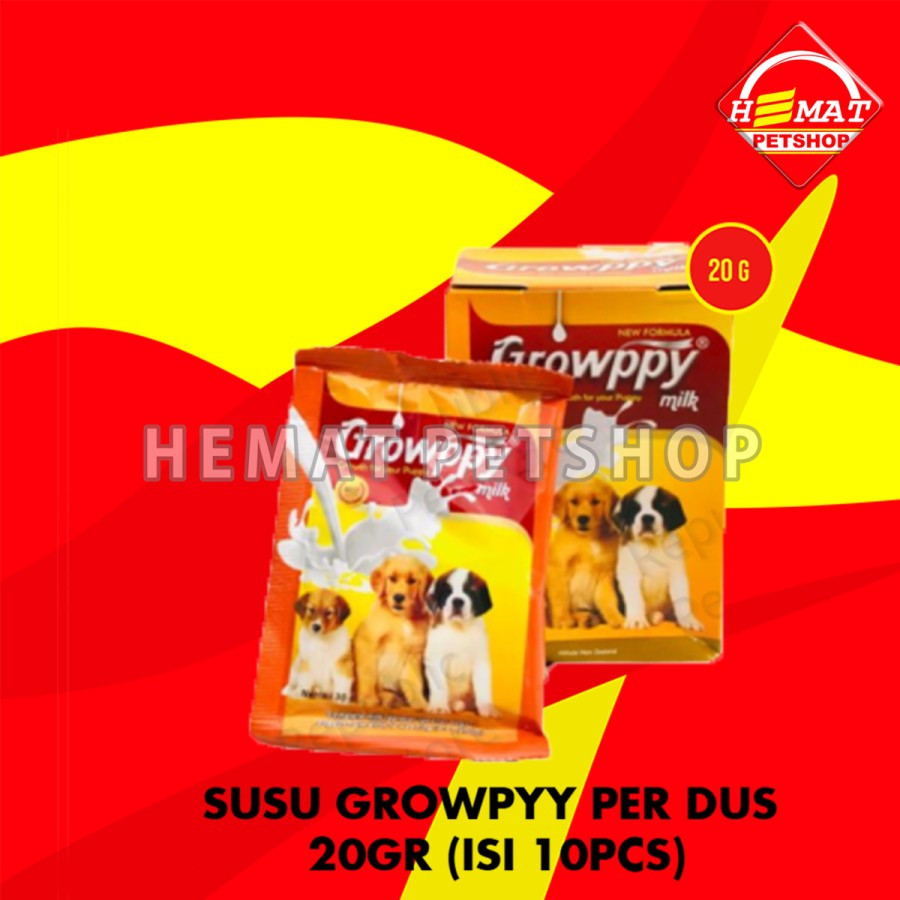 Jual Susu Anjing Growppy Dog Milk Puppy 30gr 1 DUS | Shopee Indonesia