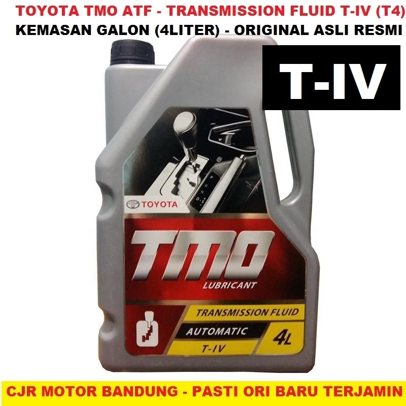Jual Oli ATF Transmisi Matic mobil Toyota TMO TRANSMISSION FLUID TIV T4 ...