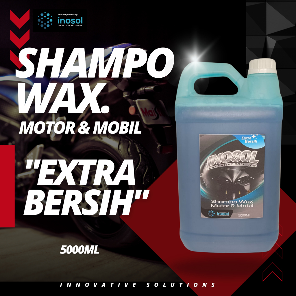 Jual Shampoo Motor Mobil WAX 5 Liter Inosol | Shopee Indonesia