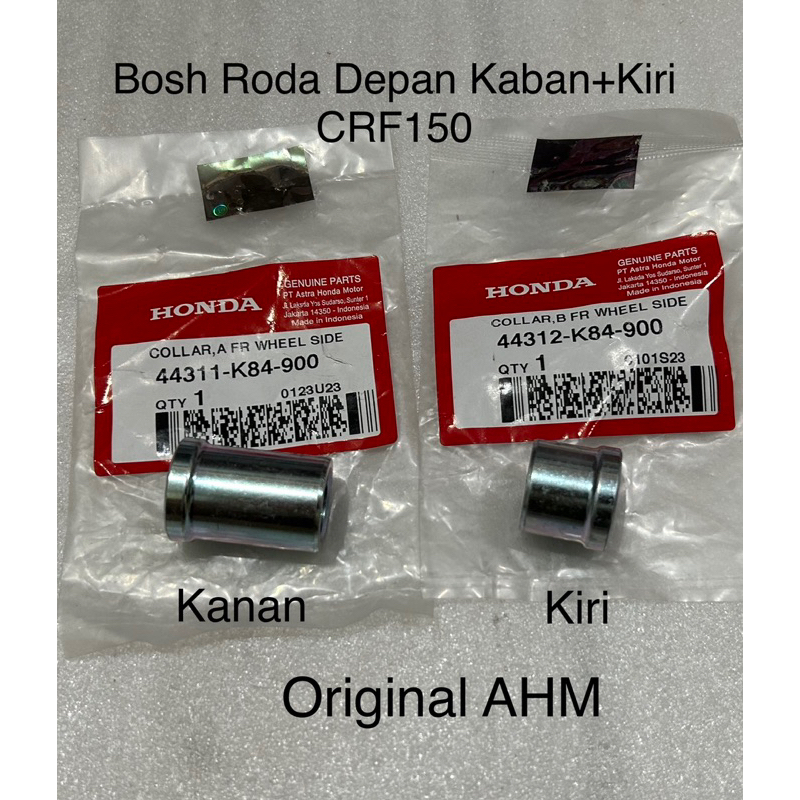 Jual Bosh As Roda Depan Kanan+Kiri CRF150 Ori AHM 44311K84900 ...