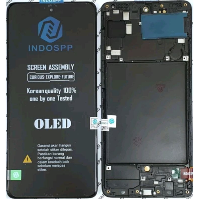 Jual LCD TOUCHSCREEN+FRAME SAMSUNG GALAXY A71 A715 A715F INDOSPP BIG OLED FINGERPRINT FUNGSI ...