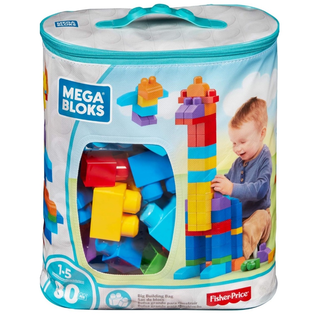 Jual Mega Bloks First Builders Big Building Bag DCH63, 80-Piece ...
