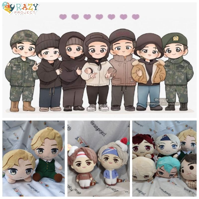 Jual BTS Tinytan BT21 Nesoberi Taehyung Jungkook JHope RM Tata Cooky Line Minini Official ...