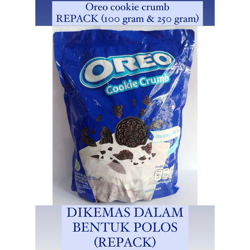 Jual OREO COOKIE CRUMB (REPACK) 100 gr & 250 gr | Shopee Indonesia
