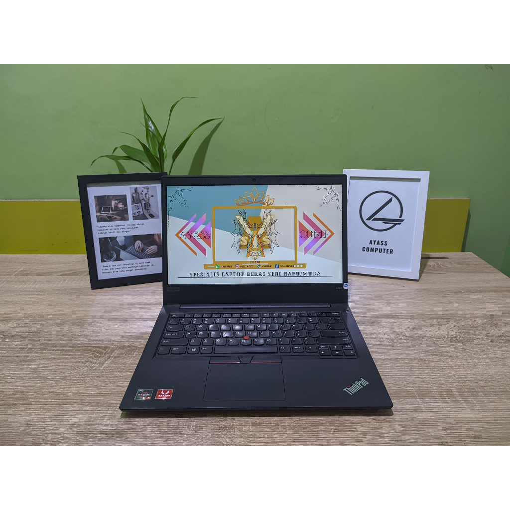 Jual LENOVO THINKPAD E495 AMD Ryzen 5-3500U Ram 8GB SSD 256GB AMD ...