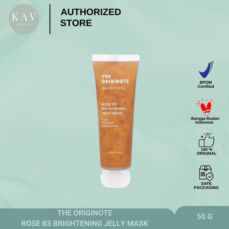 Jual The Originote Rose B3 Brightening Jelly Mask | Shopee Indonesia