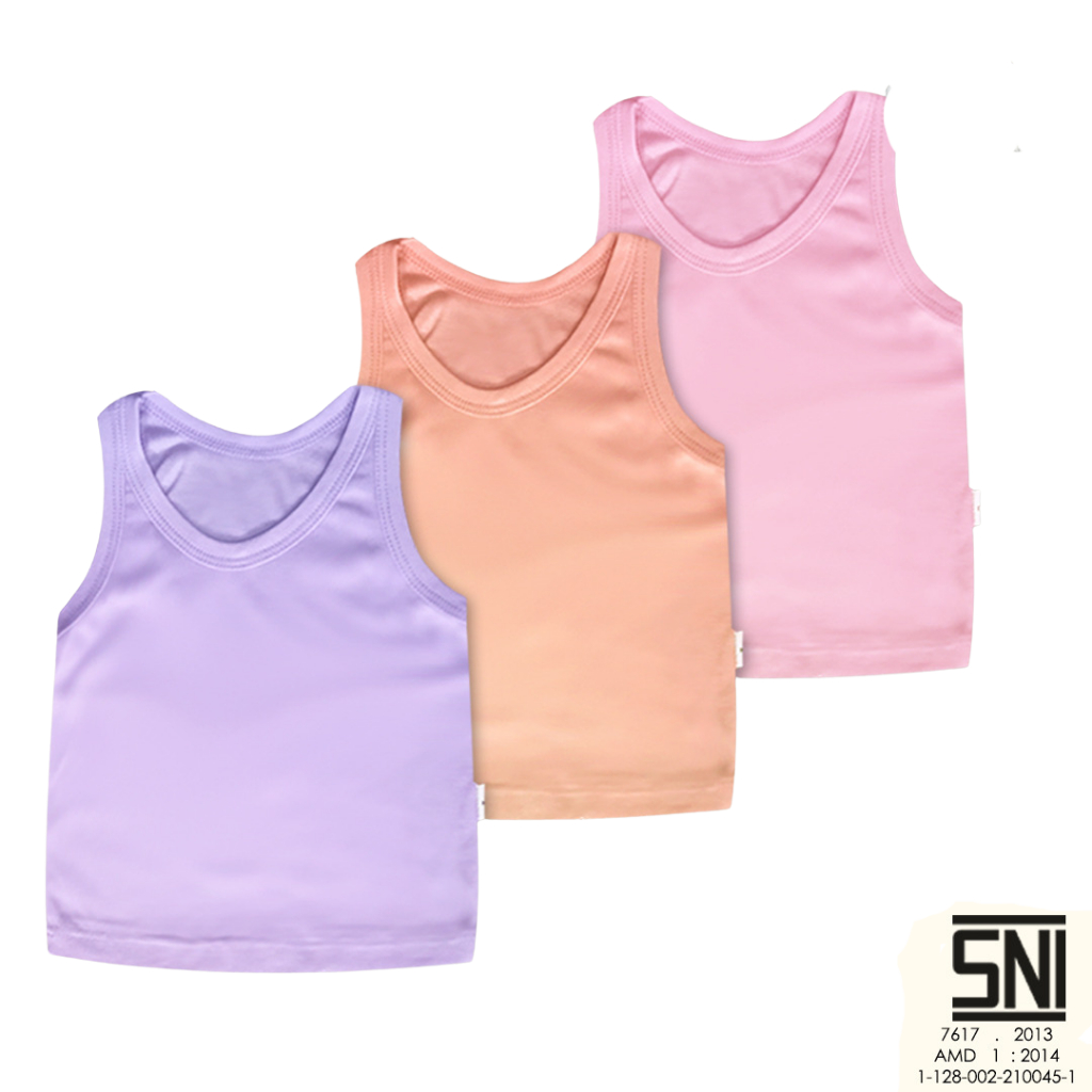 Jual Paket 6 Pcs Singlet Anak Bayi Sudah SNI / Setengah Lusin Singlet ... Jual Paket 6 Pcs Singlet Anak Bayi Sudah SNI / Setengah Lusin Singlet ...