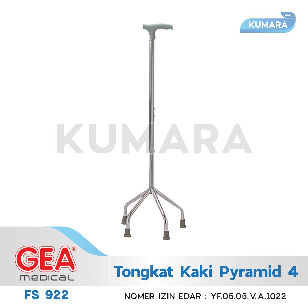 Jual GEA - Tongkat Kaki Pyramid 4 FS 922 / Alat Bantu Jalan | Shopee Indonesia