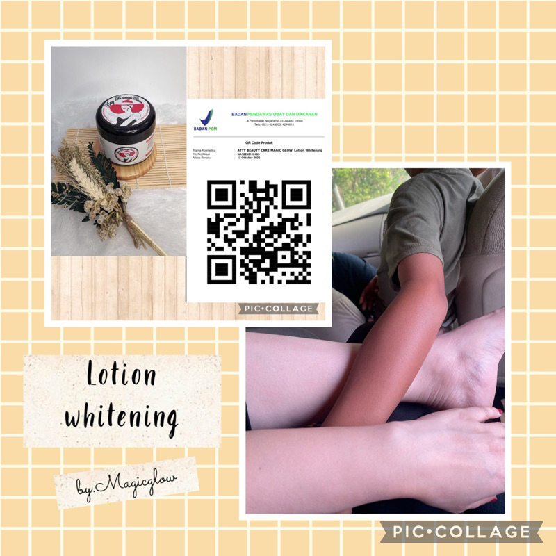 Jual Magicglow Whitening lotion 250gr (Lotion Night) | Shopee Indonesia