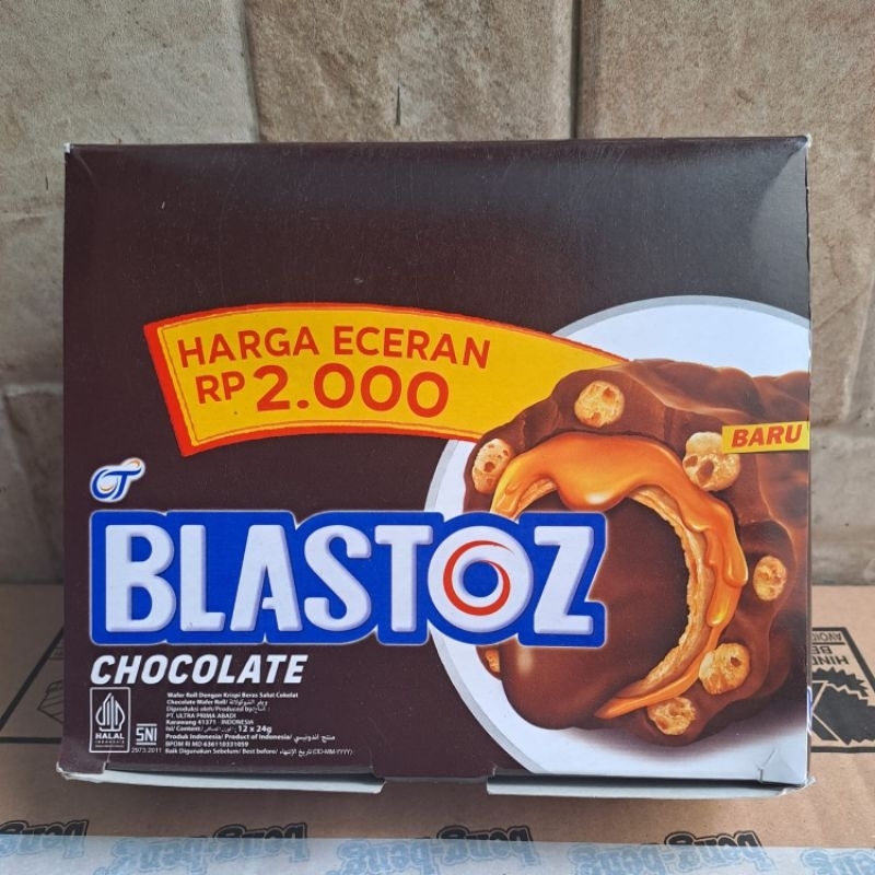 Jual Blastoz Chocolate 24 gr ( 1 box isi 12 ) | Shopee Indonesia