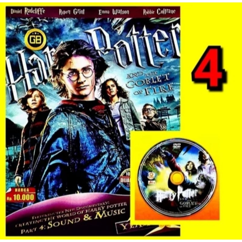 Jual KASET FILM HARRY POTTER CHAPTER 4 SUBTITLE INDONESIA | Shopee ...