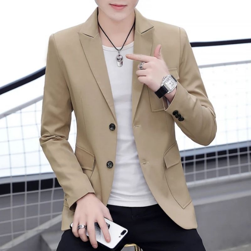 Jual Jas Blazer formal pria/Jas pria keren saku tempel/Jas Blazer pria ...