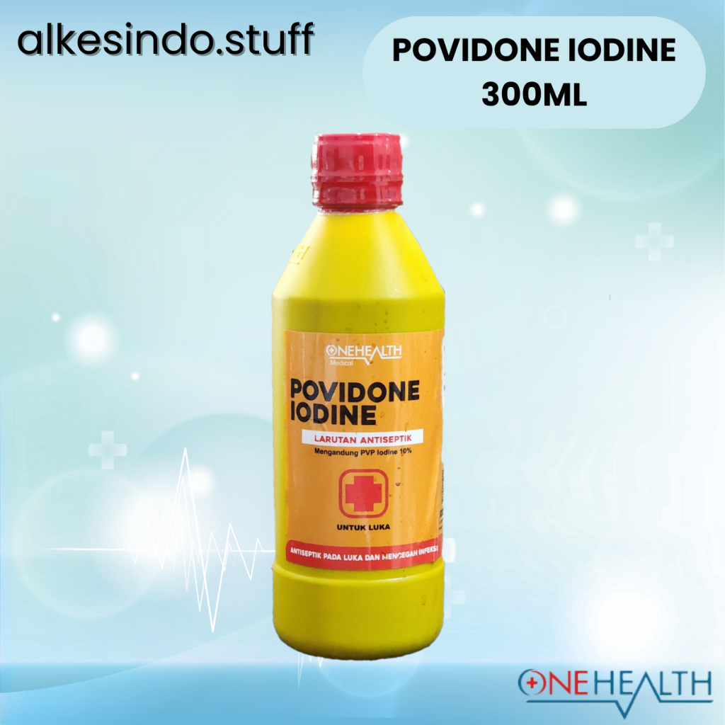 Jual Onehealth Povidone Iodine 300ml Larutan Antiseptik 300 ml ...