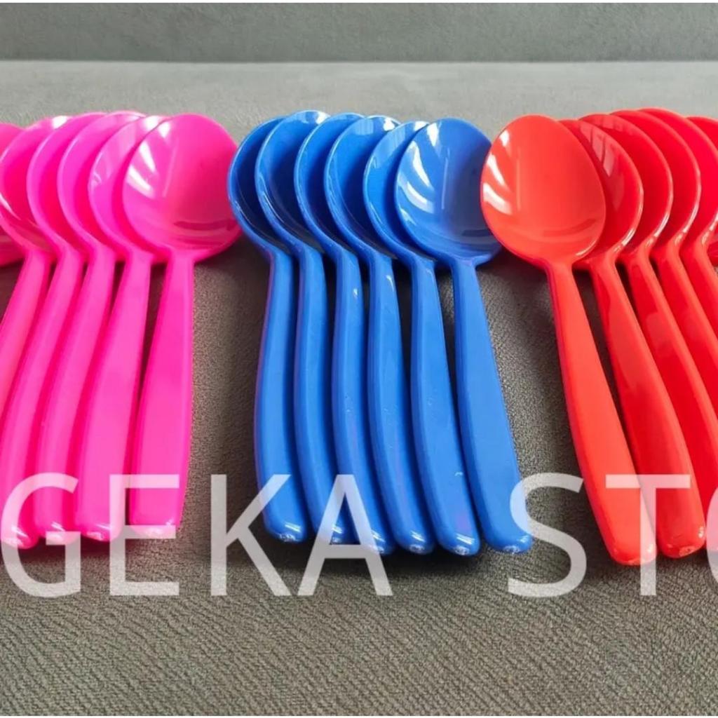 Jual 12 PCS SENDOK MAKAN DEWASA BAHAN MELAMIN TEBAL DAN TERLARIS ...