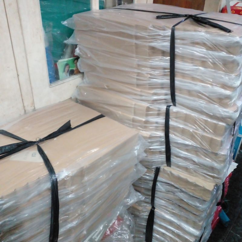 Jual Kotak makan kardus coklat polos R7 R8 lunch box snack box kotak ...