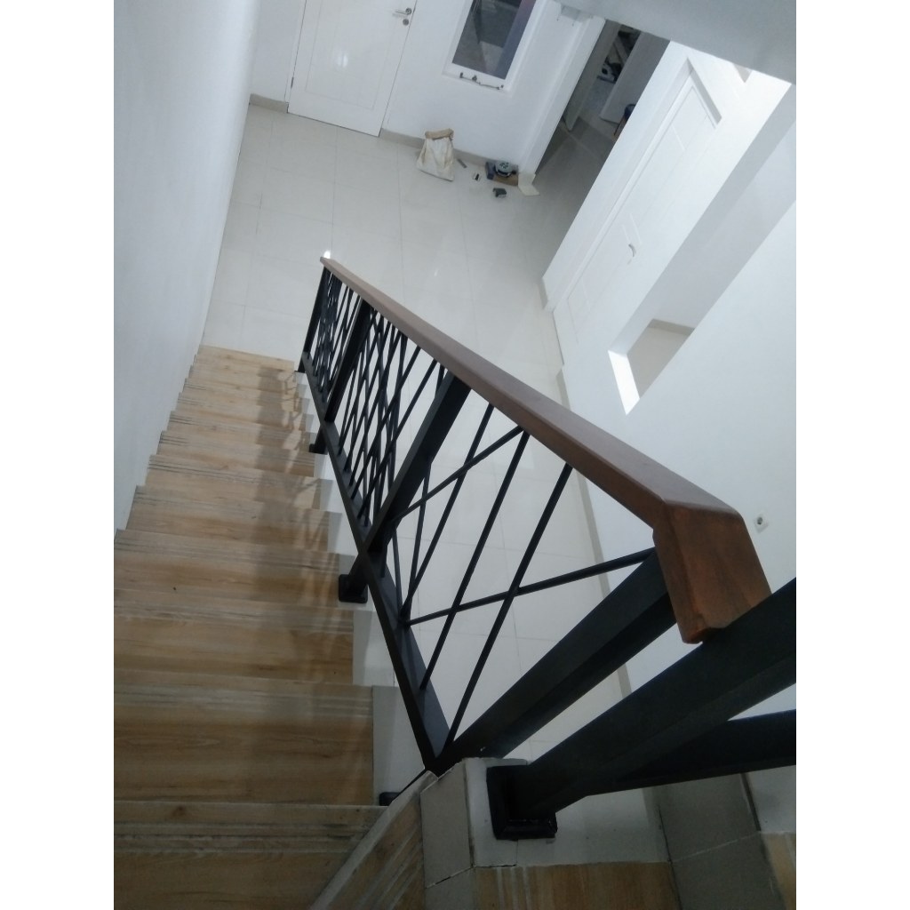 Jual Railing minimalis handraill conwood akasia | Shopee Indonesia