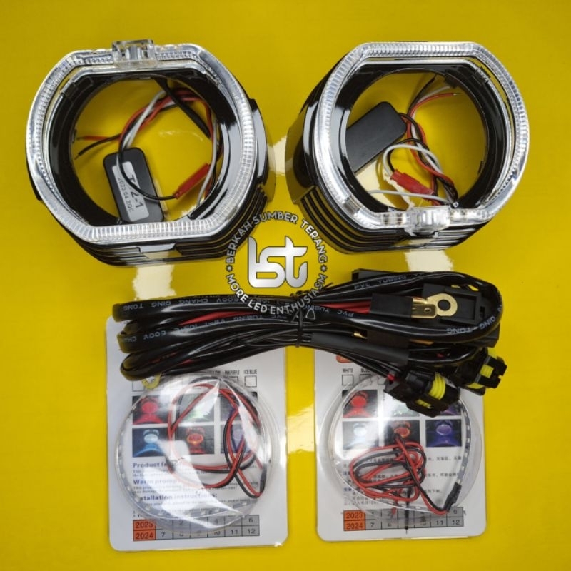 Jual komponen kelangkapan biled 3 inch untuk mobil atau motor universal ...