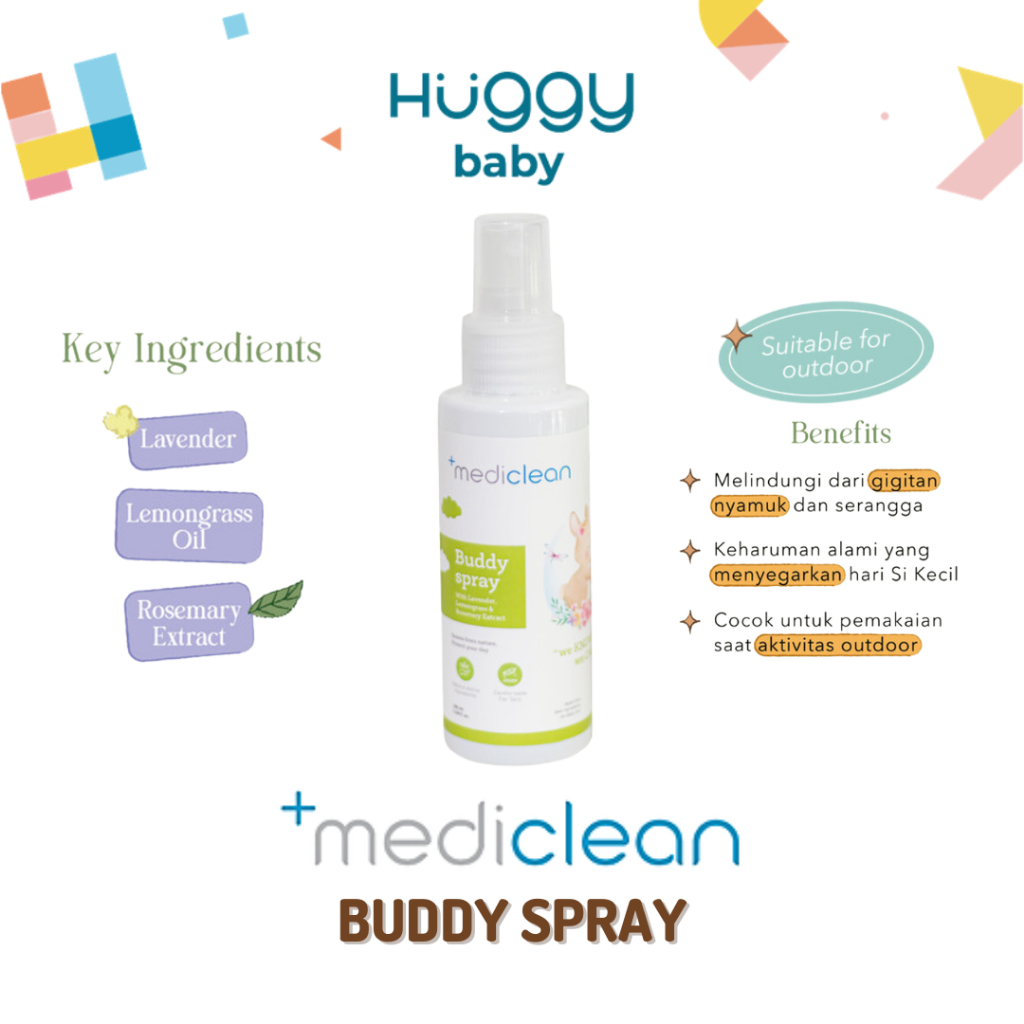 Jual Mediclean BUDDY SPRAY | Pelindung Gigitan Nyamuk Serangga Anak ...