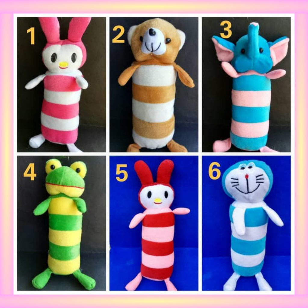 Jual Boneka Guling Mini Baby Kecil Imut Karakter Lucu Bear Doraemon ...