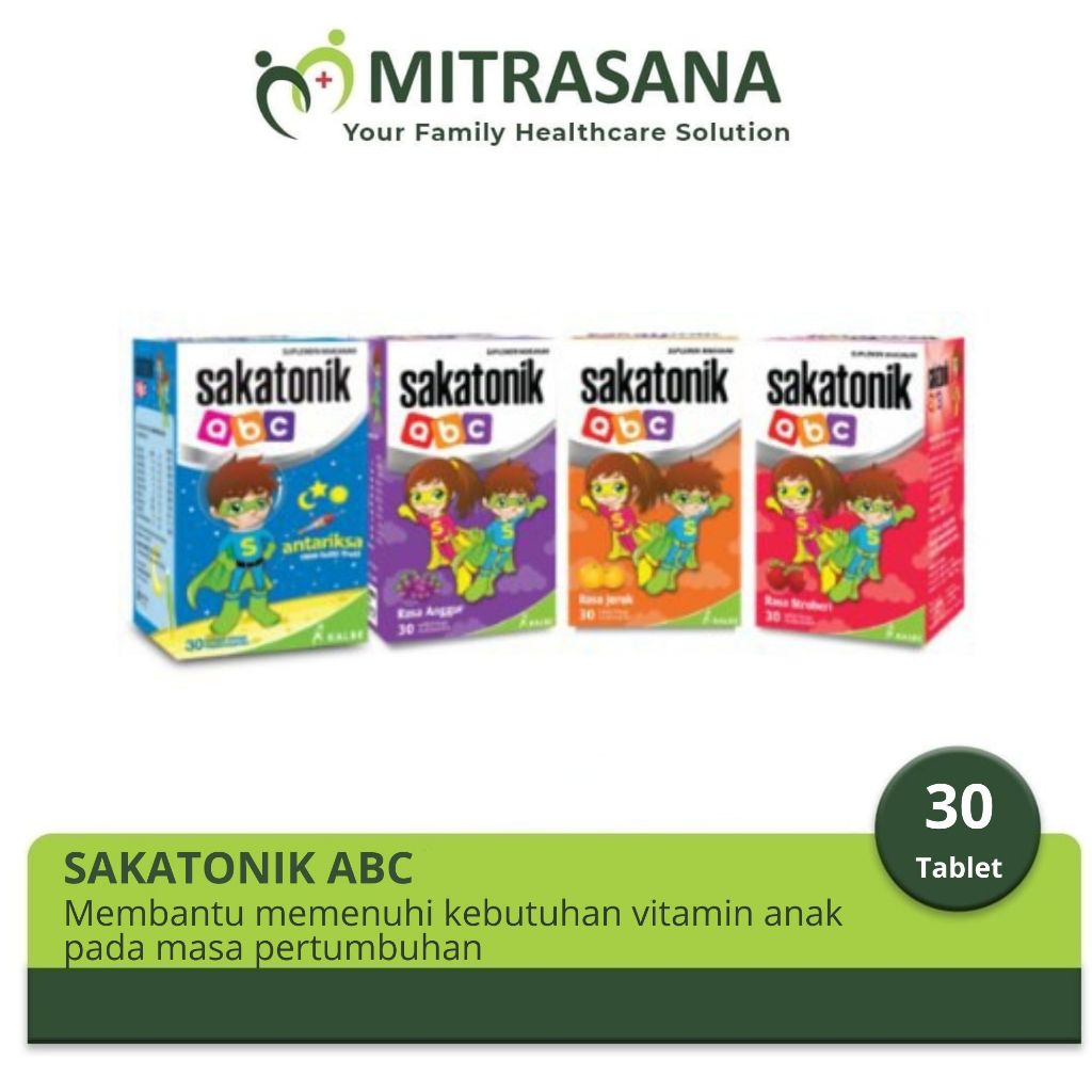 Jual Sakatonik ABC 30 Tablet Hisap Gratis Sakatonik Gummy ...