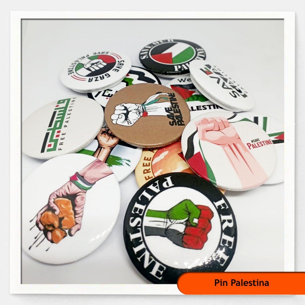 Jual Pin Custom Palestin Palestina Palestine Save Palestin Save Gaza ...