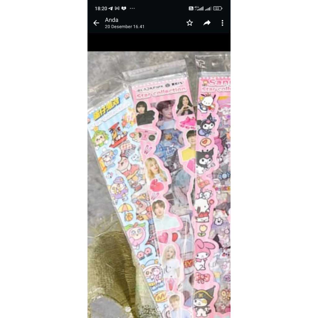 Jual 100 Lembar Stiker MOMO Anti Air Korea Lucu - Sticker Waterproof ...