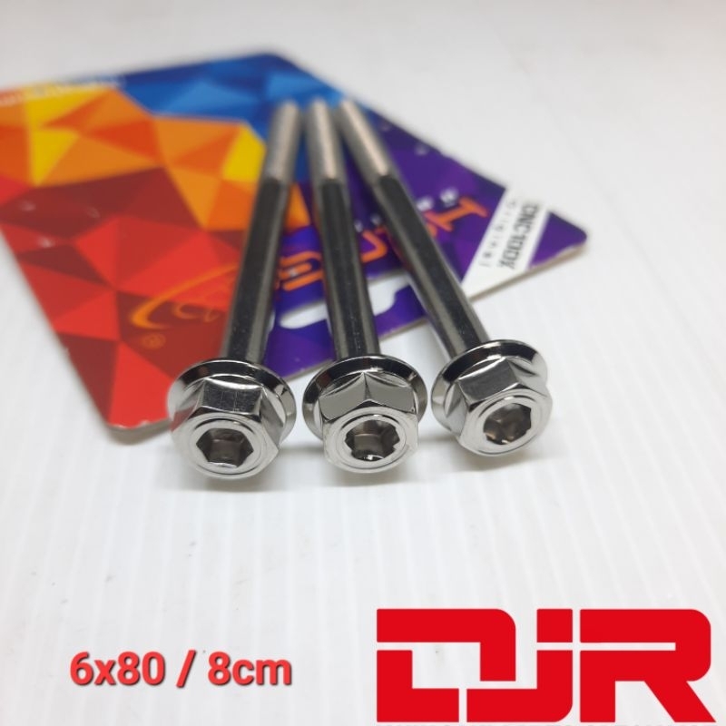 Jual baut 10 m6 model 2 kunci HEXAGON PROBOLT STAINLESS original heng thailand 1cm - 11cm ...