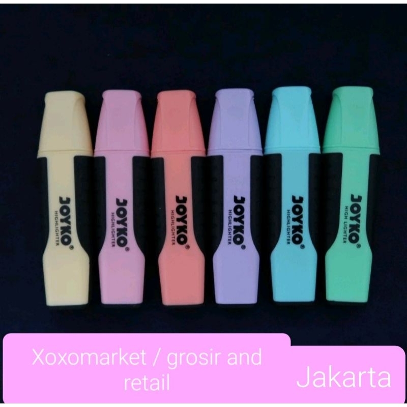 Jual Stabilo Joyko / Highlighter Pastel Color Joyko HL 6-11 / Stabilo Warna Warni Joyko | Shopee ...