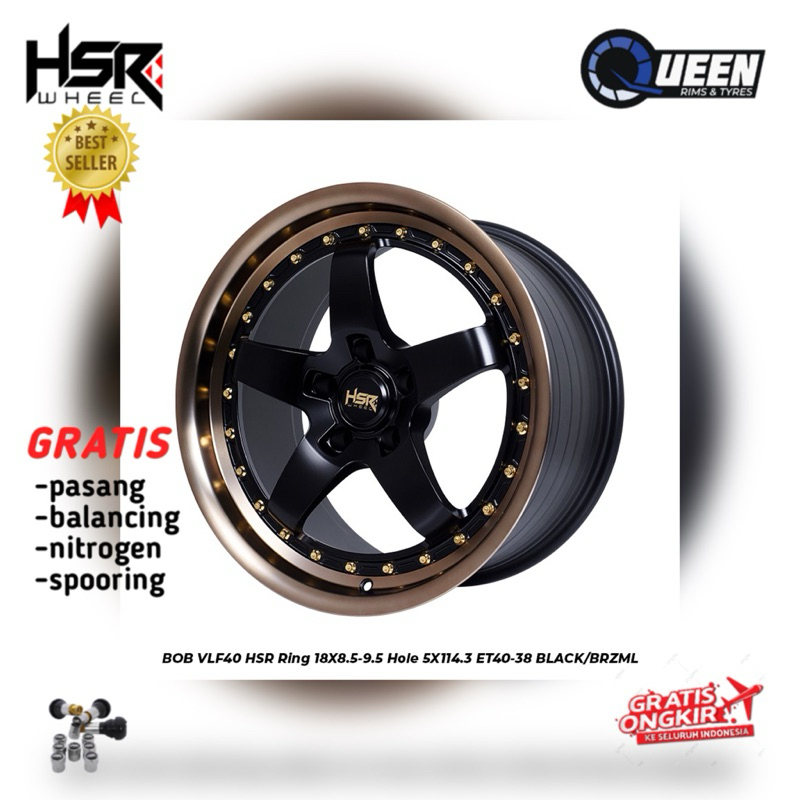 Jual VELG RACING MODEL SAMLONG R18 HSR BOB untuk mobil innova, reborn, zenix, terios, rush ...