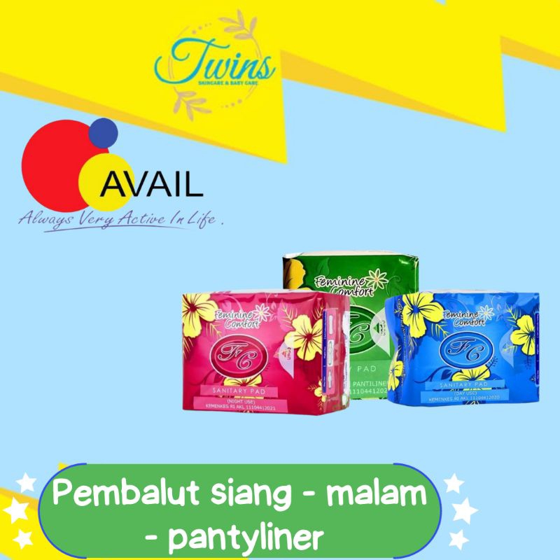Jual PEMBALUT AVAIL (DAY USE - NIGHT USE - PANTYLINER) | Shopee Indonesia