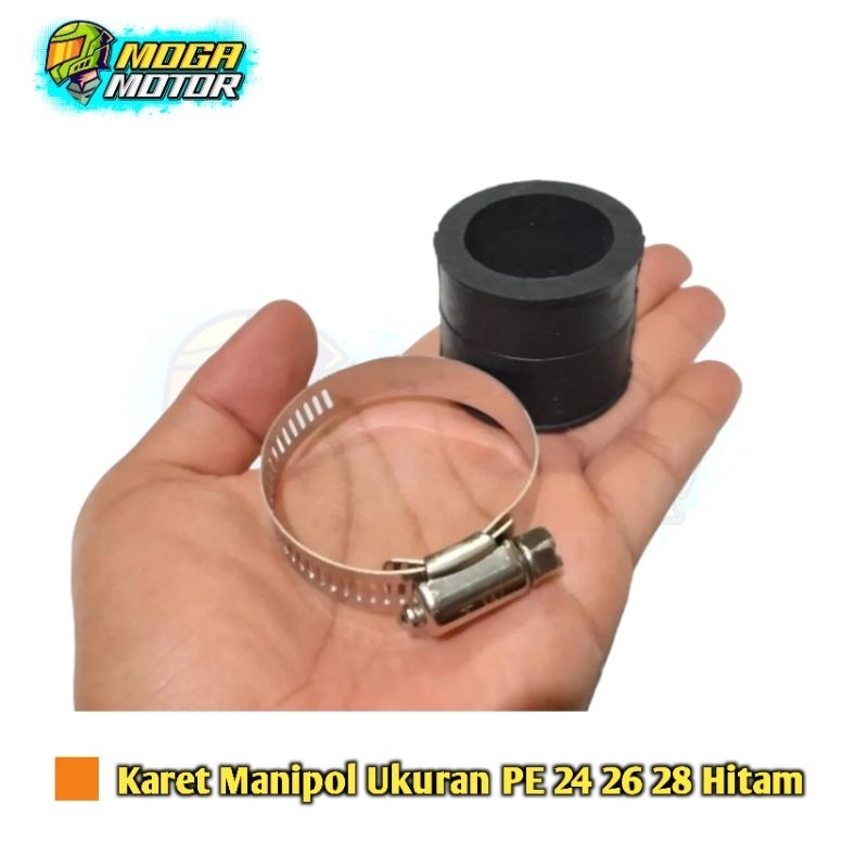 Jual Karet Manipol Ukuran PE 24 26 28 Warna Hitam | Shopee Indonesia