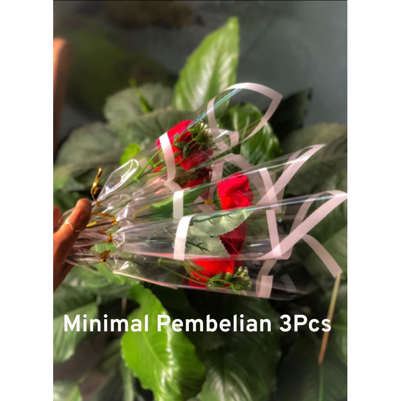 Jual Single Rose / MAWAR FLANEL MURAH / kado Hari guru / Hari Ibu ...