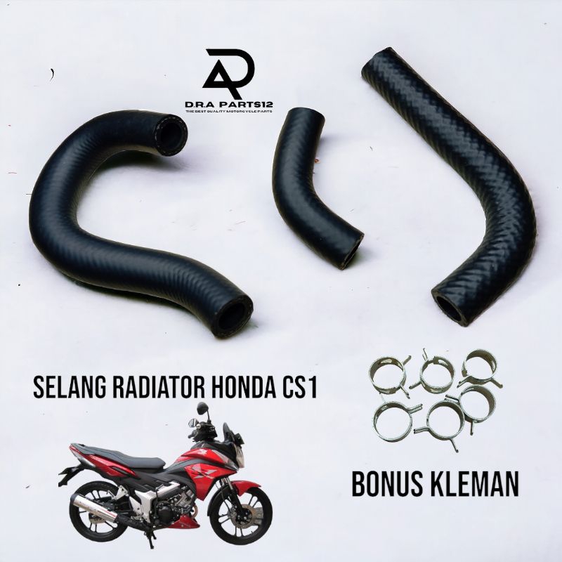 Jual SELANG SELLANG RADIATOR HONDA CS1 FULL SET 3PCS BONUS KLEMAN ...
