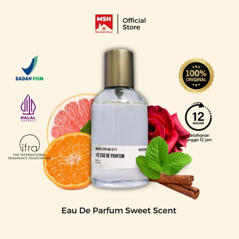Jual Marui Scent House +62 Parfume Unisex Tahan Lama Eau De Parfum 30ml ...