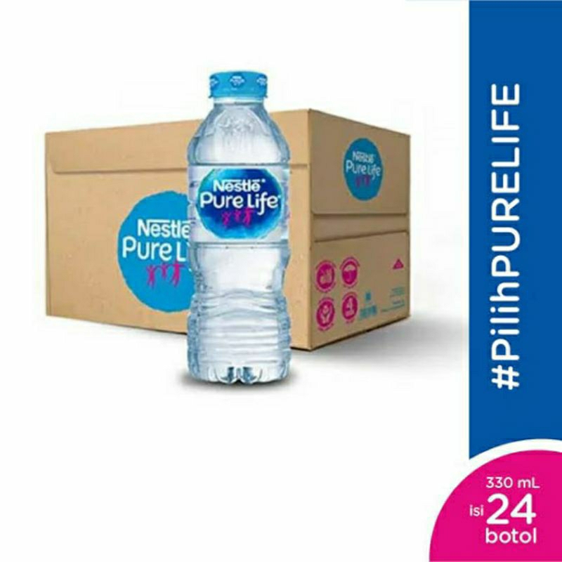Jual DEPO Nestle Pure Life 1 Dus Air Mineral Botol 330 ml Isi 24 ...