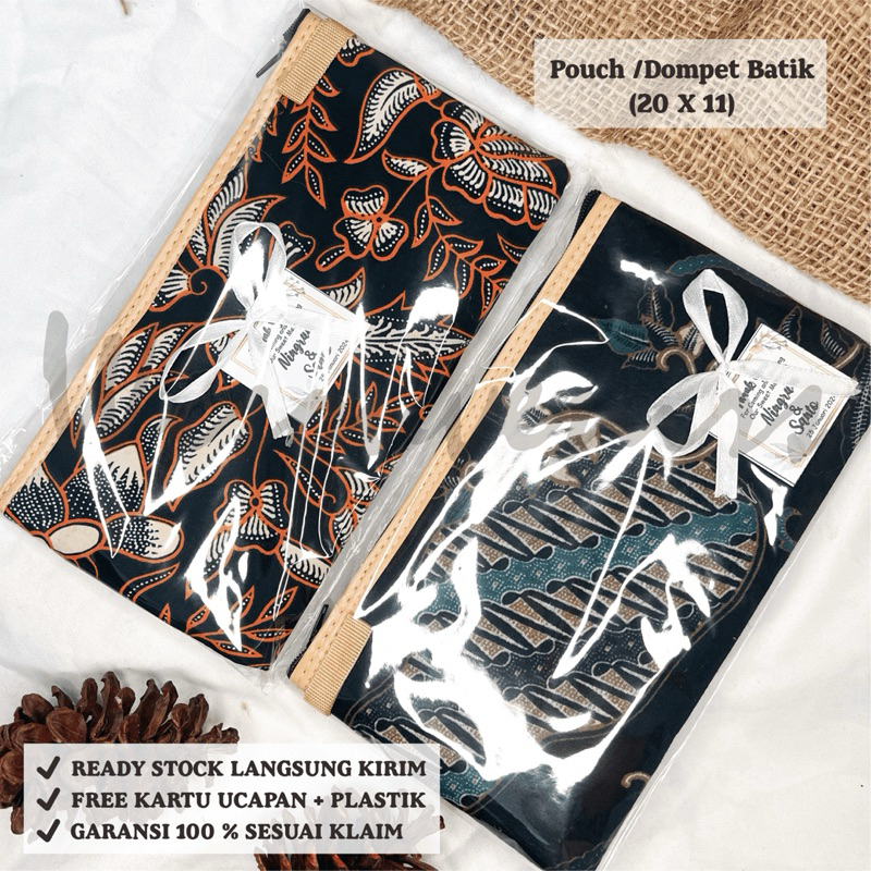 Jual Souvenir Pernikahan Dompet batik Khas Jogja Ukuran (20 x 11) Part 8 Souvenir pouch batik ...
